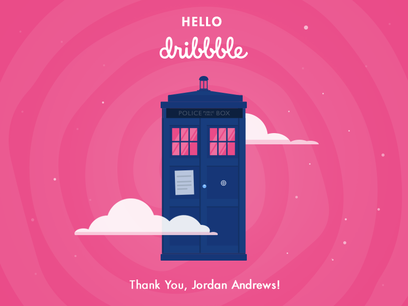 Hello Dribbble by Marius Tanef on Dribbble