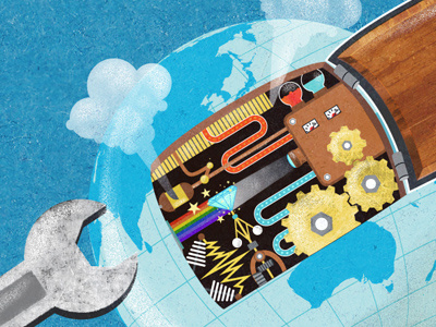 Fixing the world by Dylan Taylor on Dribbble