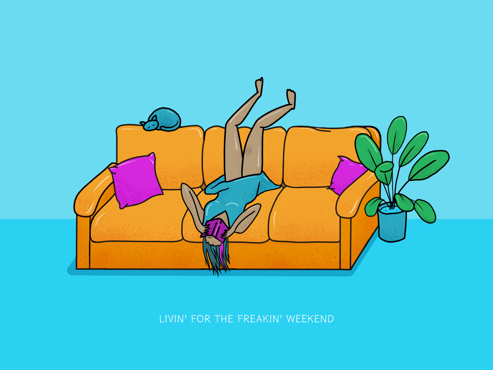 Introvert Party/Monday Daydreams by Eleanor on Dribbble