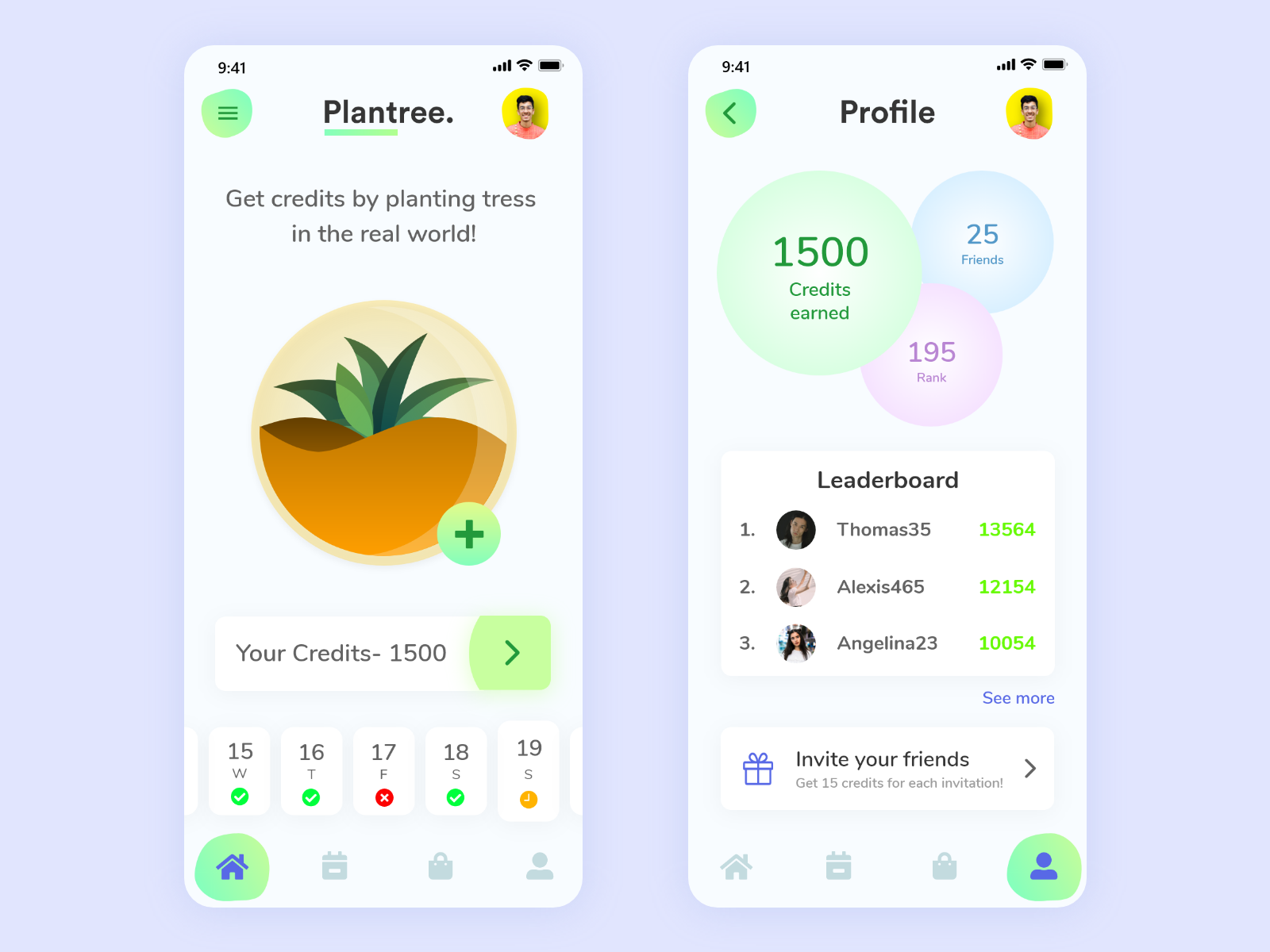 Plant Growing App Mobile Design by Priyank Shah on Dribbble