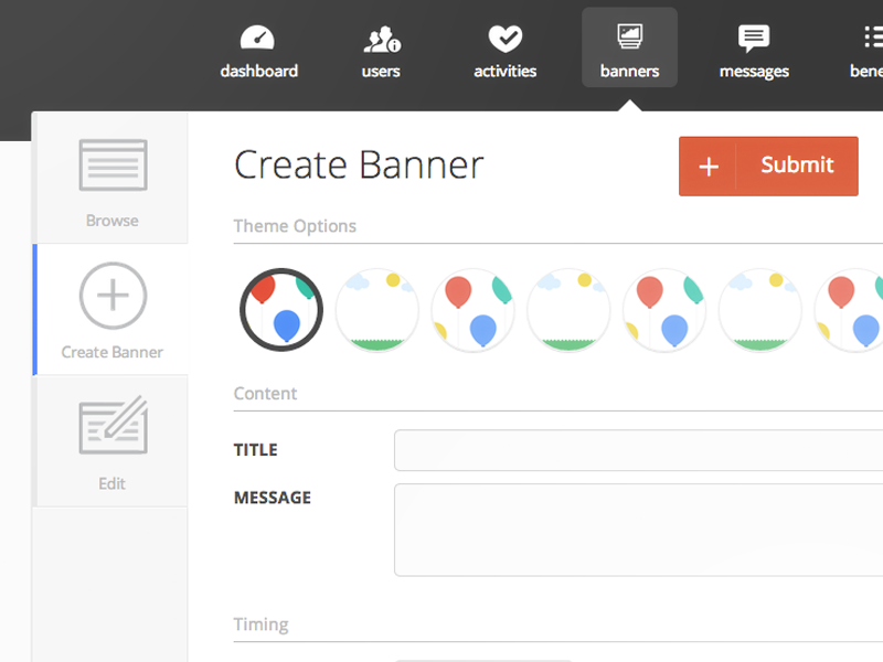 Admin Dashboard Panel by chadwick swenson on Dribbble