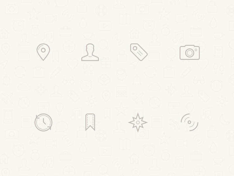 Momento Interface Icons by Oliver Waters on Dribbble