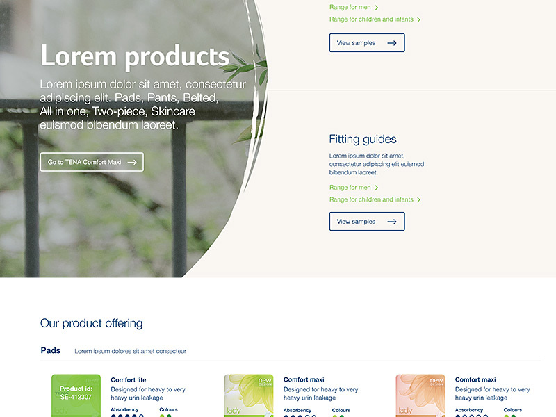 Product range exploration by Sebastian Graz on Dribbble