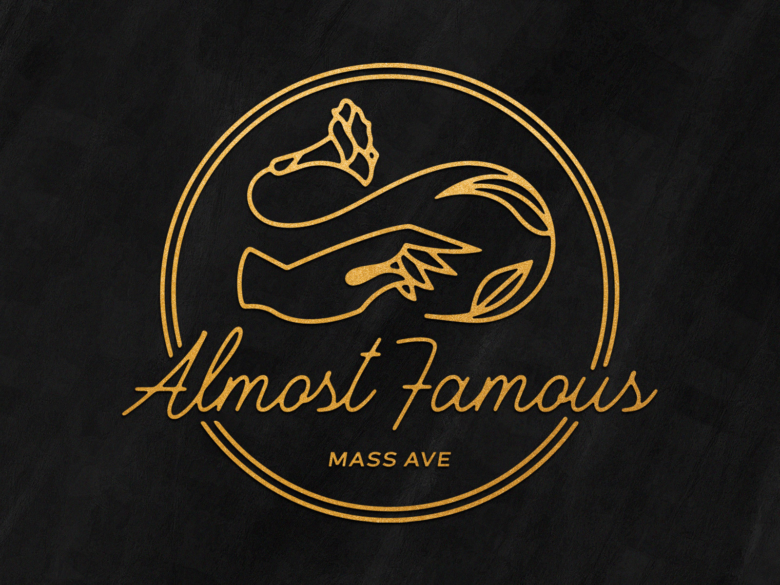 Almost Famous Logo by Ross Shafer on Dribbble