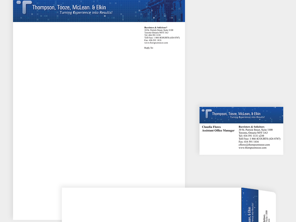 Thompson Tooze - Corporate Identity by Mark Anthony Rudder on Dribbble