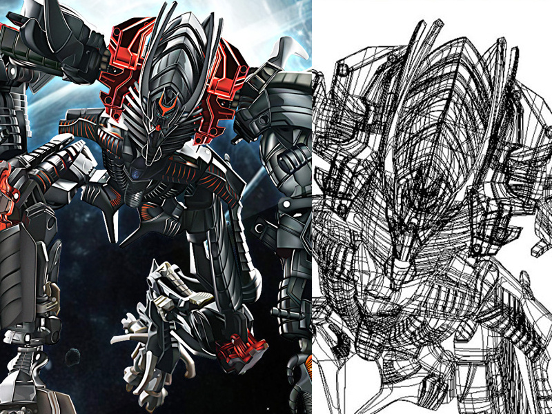 Adobe illustrator-Transformers by daolian on Dribbble