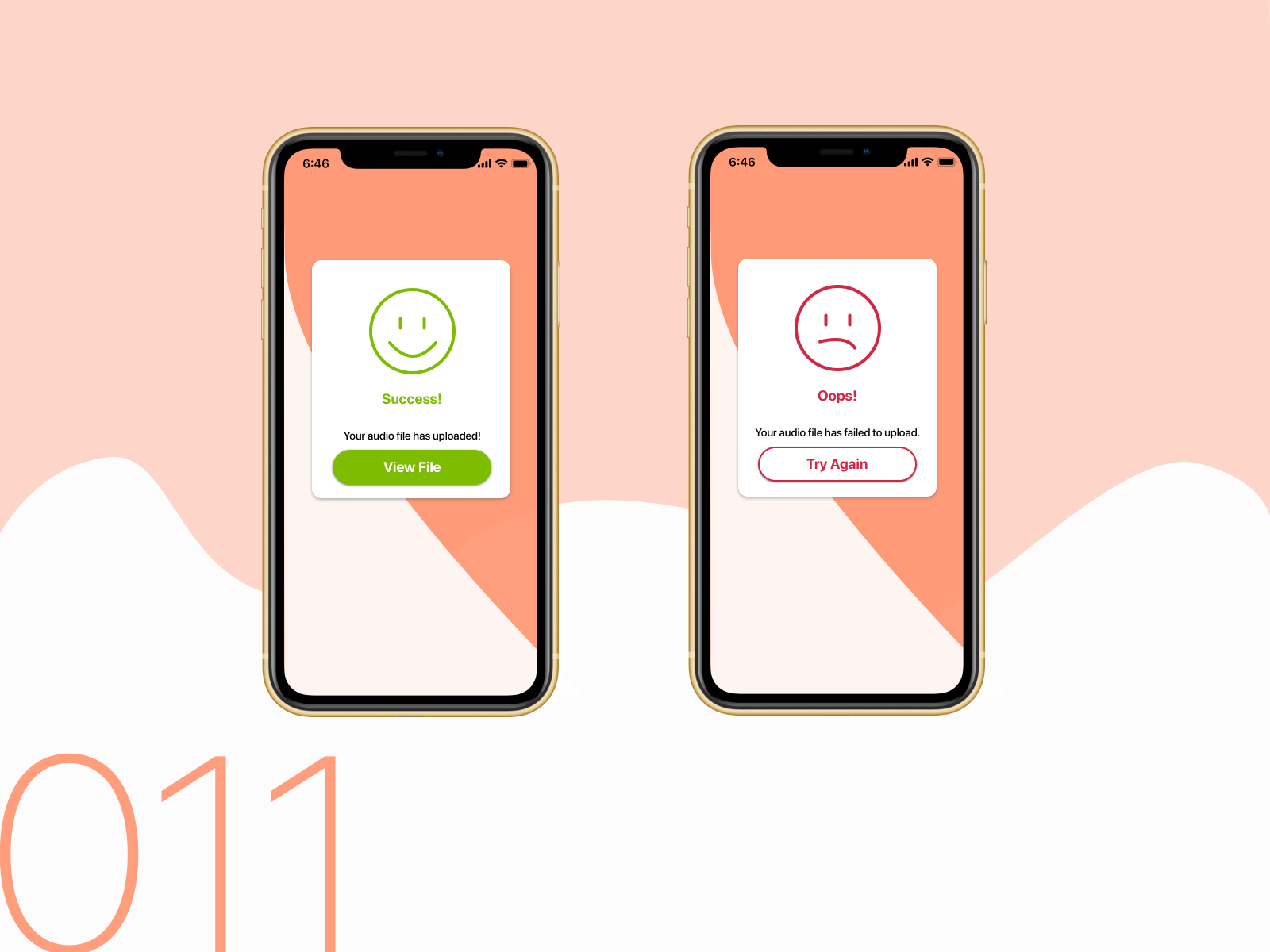 Daily UI 011 - Flash Message by Destinee on Dribbble