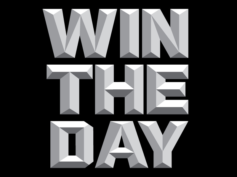Win The Day Sticker Concept by Dave Keller for NewSpring Creative on ...