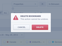 Delete Confirmation Modal by Mixpanel | Dribbble | Dribbble