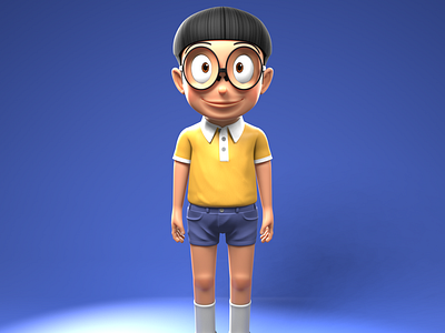 Nobita 3D by agung on Dribbble