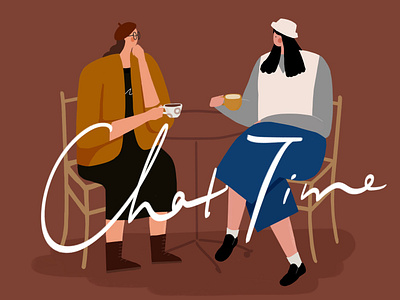 Chat Time by kokolv on Dribbble