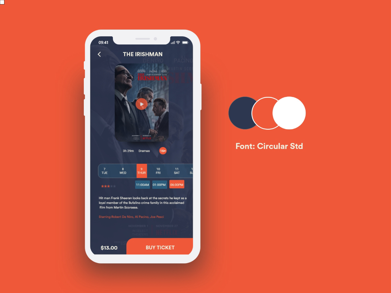 Cinemas UI by Achon Dominic on Dribbble