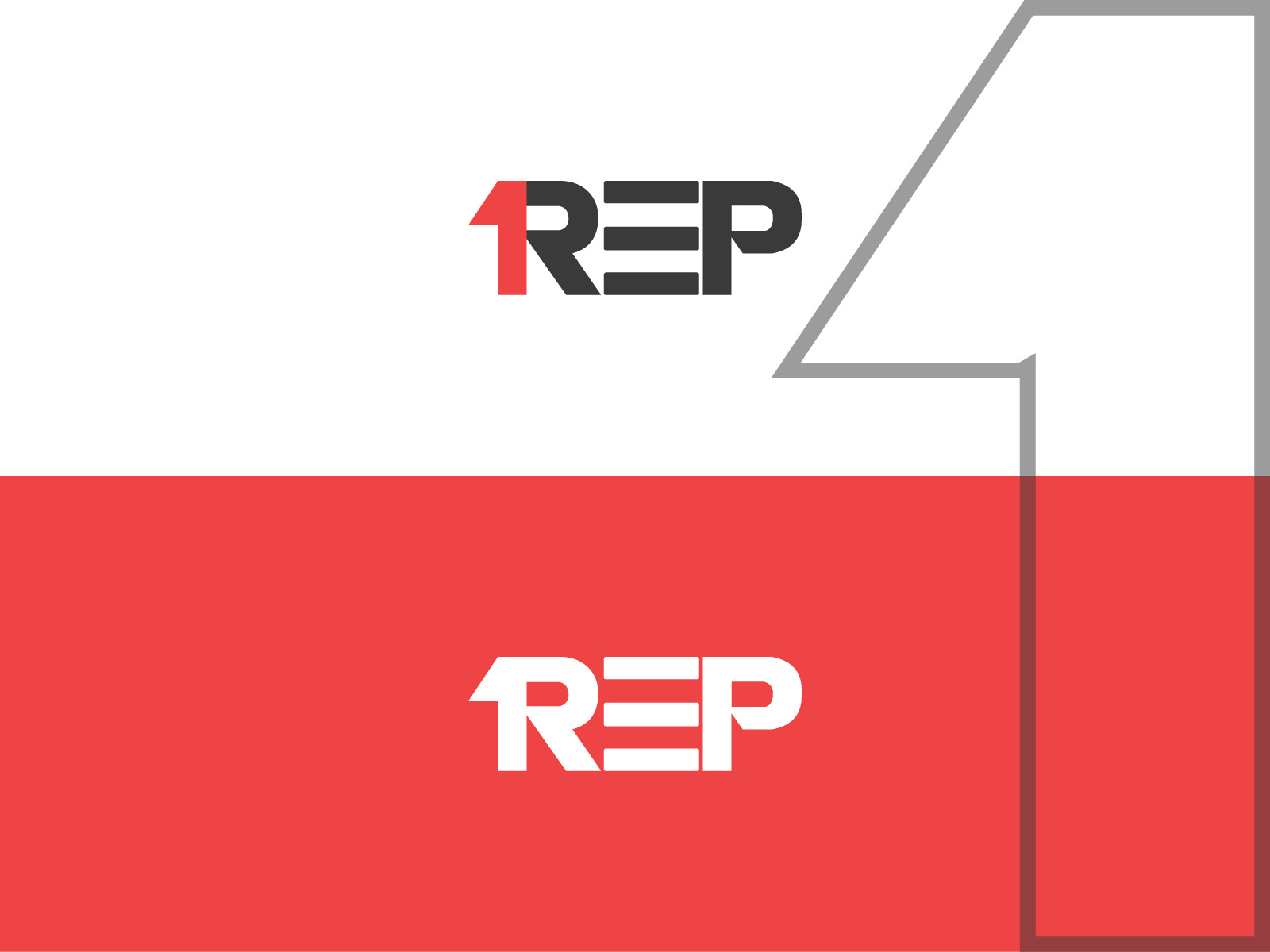 1REP Logo by Jahidul Islam on Dribbble