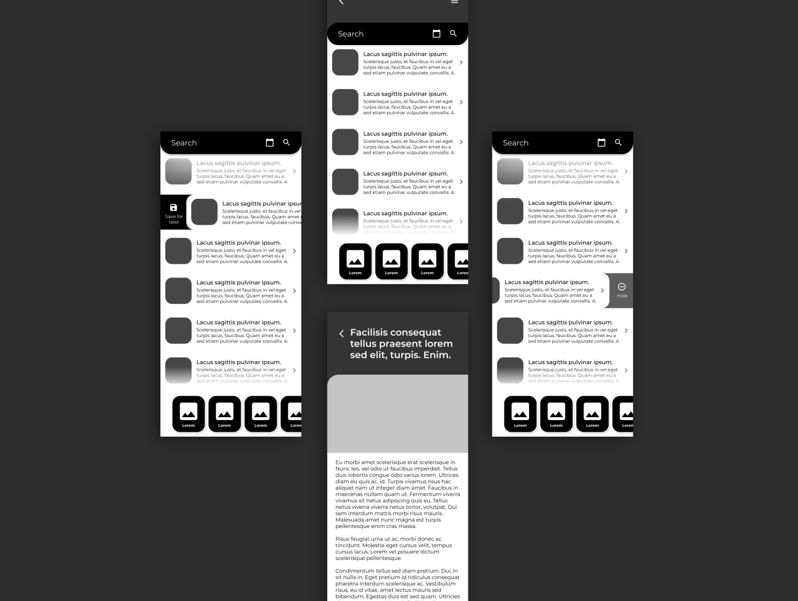 Simple List View UI Layout By Arun K On Dribbble simple-list-view-ui-layout-by-arun-k-on-dribbble