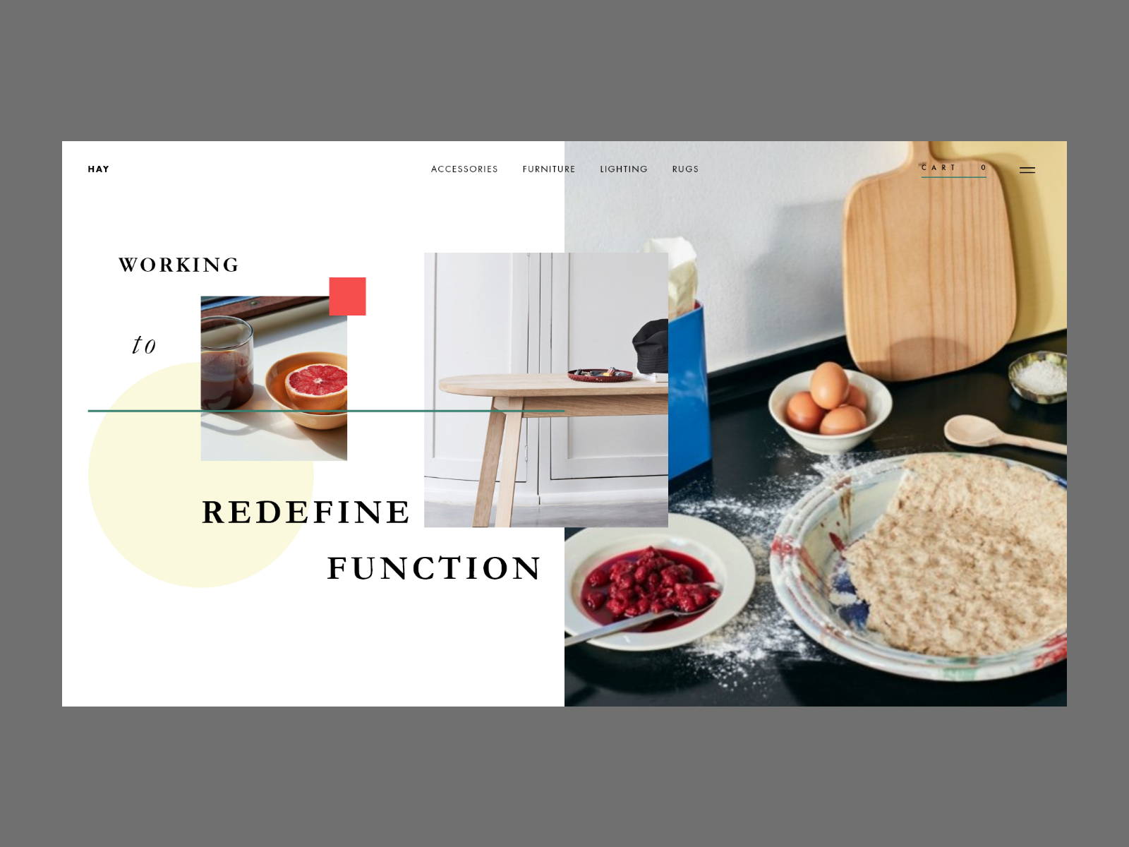HAY Website Redesign by Caitie Santo on Dribbble