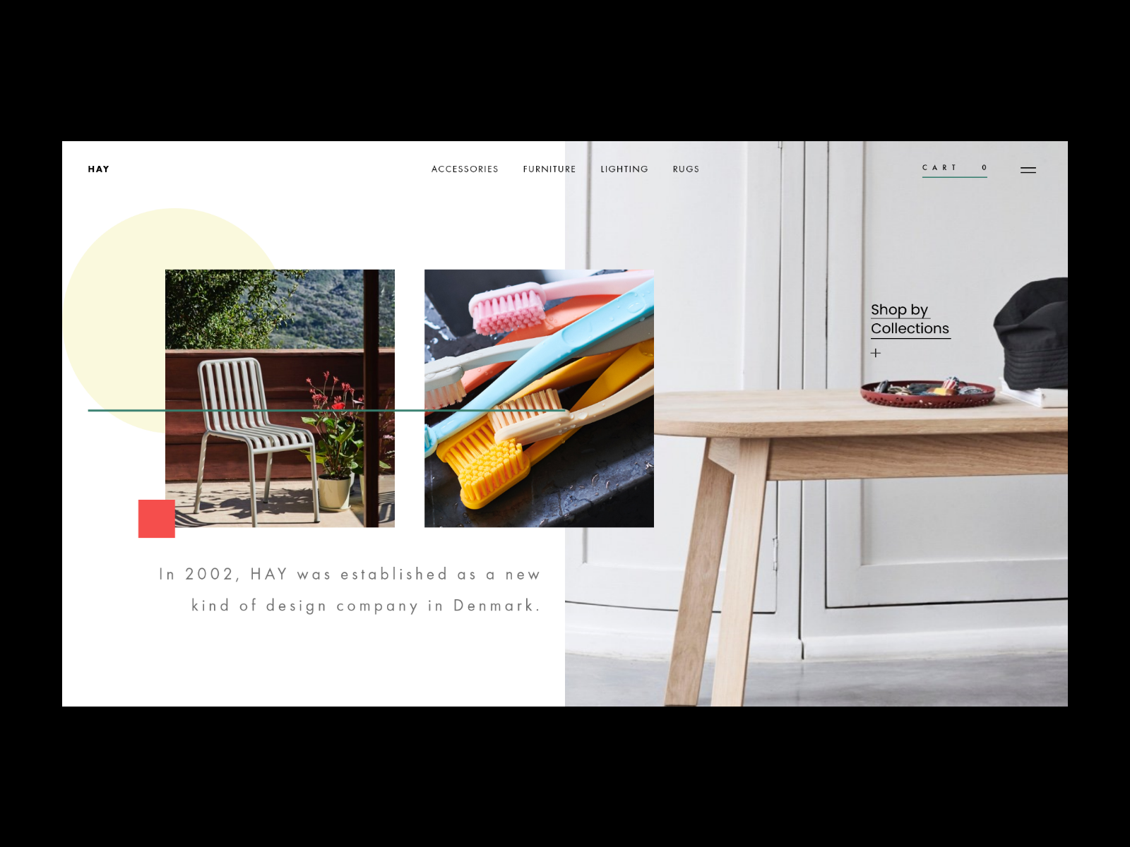 HAY Website Redesign by Caitie Santo on Dribbble