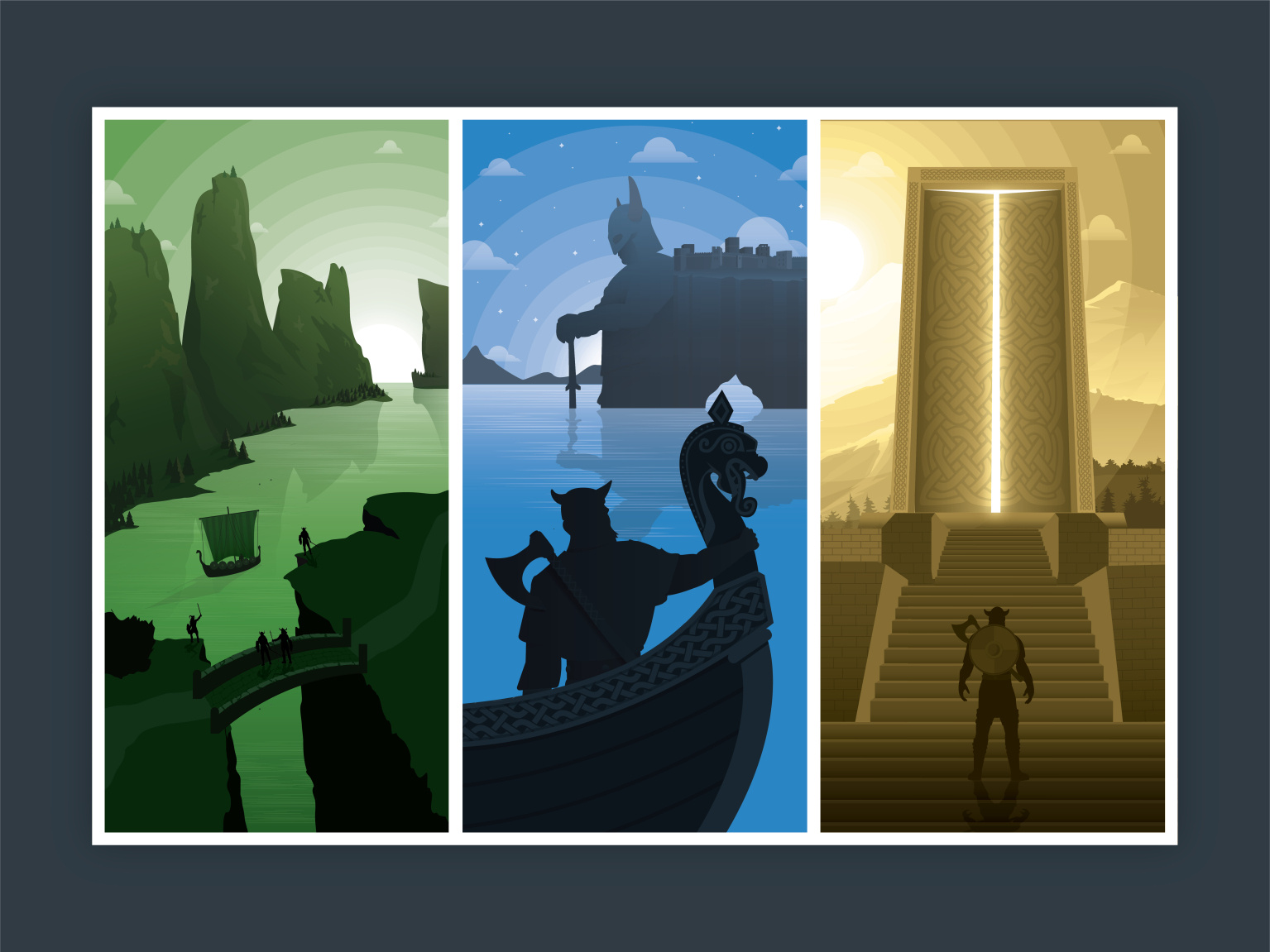 A Viking S Tale By Kyle Goens On Dribbble