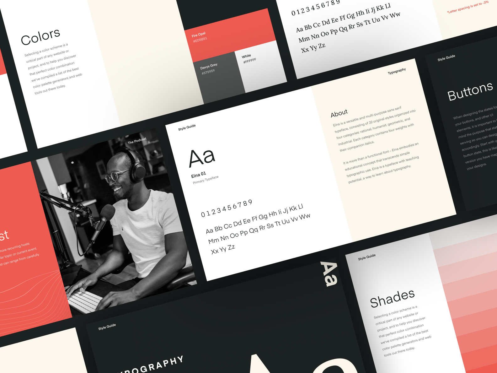 Digital Agency Website - Style Guide by Vojislav Vitkovac on Dribbble