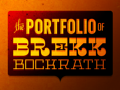 Fortpolio by Brekk Bockrath on Dribbble