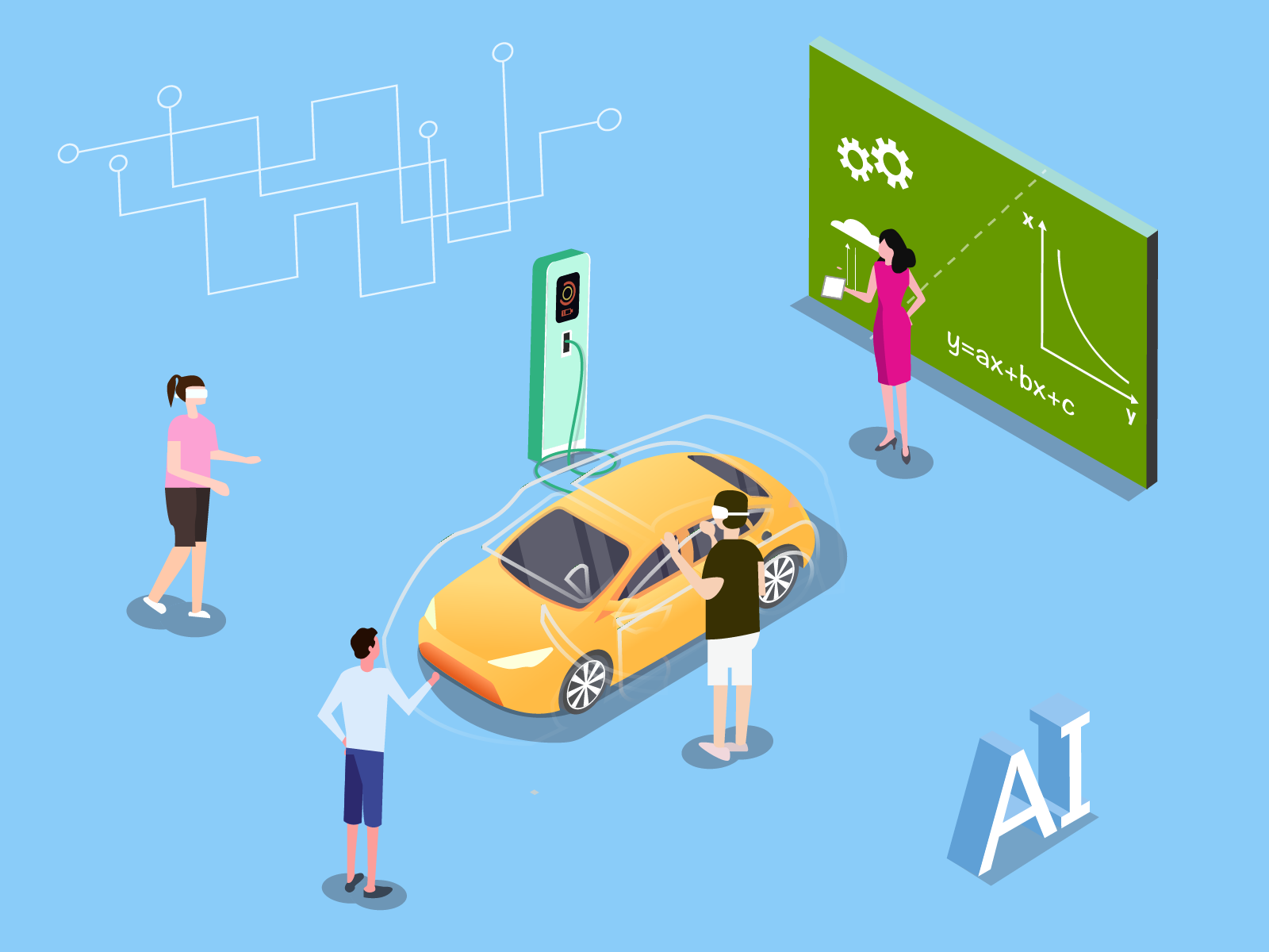 ai car by ying sun on Dribbble