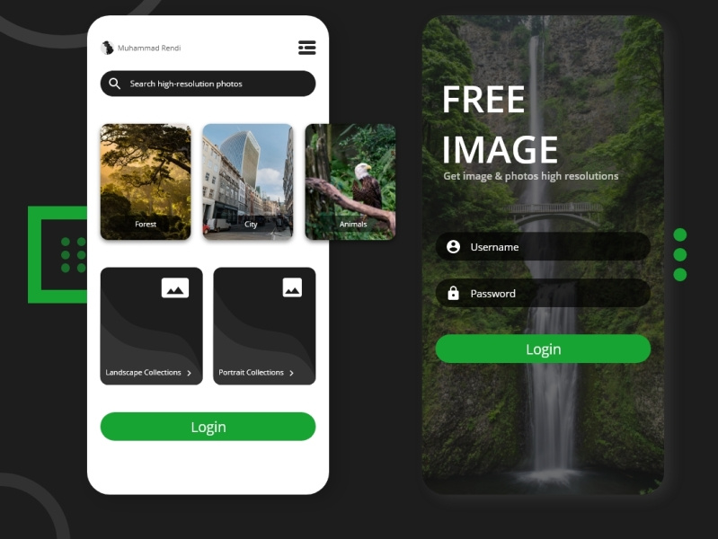 Dashboard & Login Page by Rendi Subiarto on Dribbble