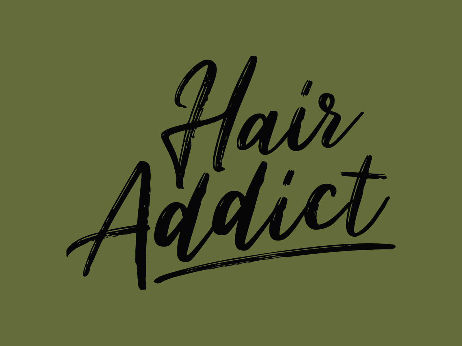 Hair Addict T-Shirt by Mitchell Dahl-Wagner on Dribbble