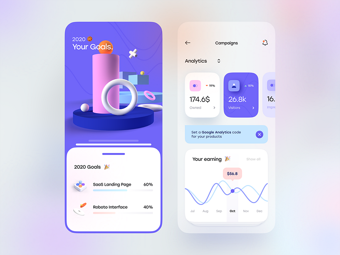 Blurr Series - Creator Dashboard by Tran Mau Tri Tam for UI8 on Dribbble