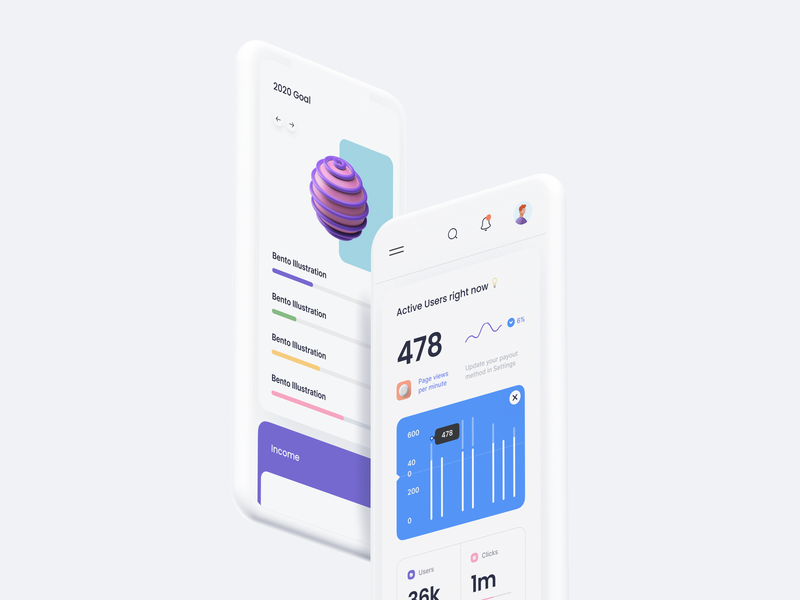 Unity Dashboard Kit by Tran Mau Tri Tam for UI8 on Dribbble
