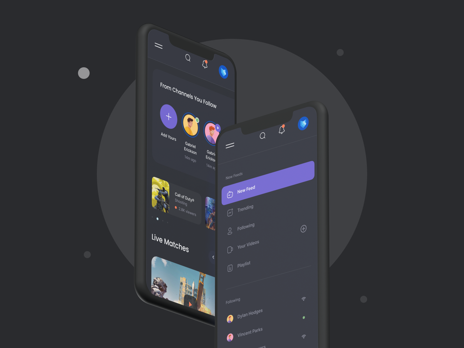 Unity Gaming 👾 – Mobile Version by Tran Mau Tri Tam for UI8 on Dribbble