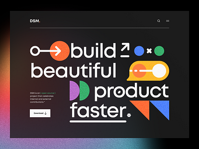 DSM – Hero Header v3 by Tran Mau Tri Tam for UI8 on Dribbble