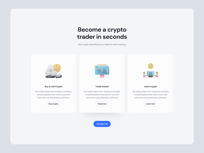 BitCloud – Crypto Exchange UI Kit #2 by Tran Mau Tri Tam for UI8 on Dribbble