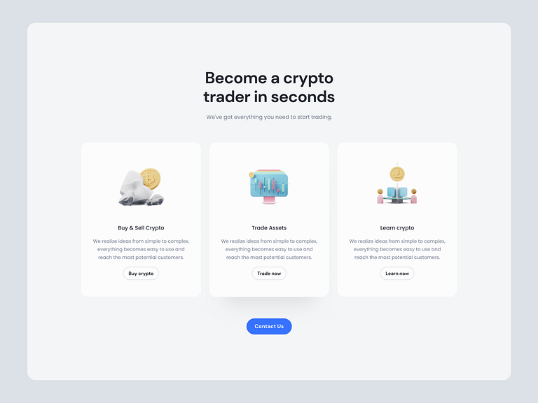 BitCloud – Crypto Exchange UI Kit #2 by Tran Mau Tri Tam for UI8 on Dribbble