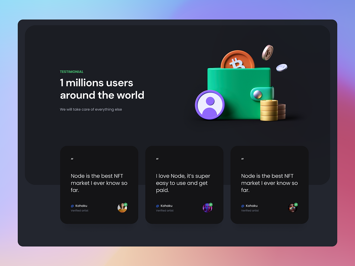 Node Nft Marketplace 🤑 By Tran Mau Tri Tam For Ui8 On Dribbble