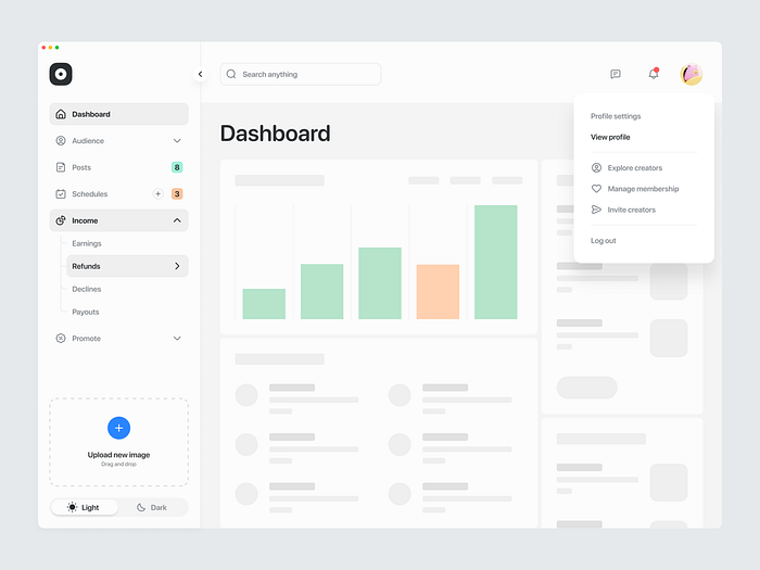 Sidebar navigation for Dashboard by Tran Mau Tri Tam on Dribbble Sidebar navigation for Dashboard by Tran Mau Tri Tam on Dribbble