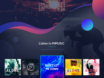 MI MUSIC - Free Website PSD Template | Live Dates by Tran Mau Tri Tam ...