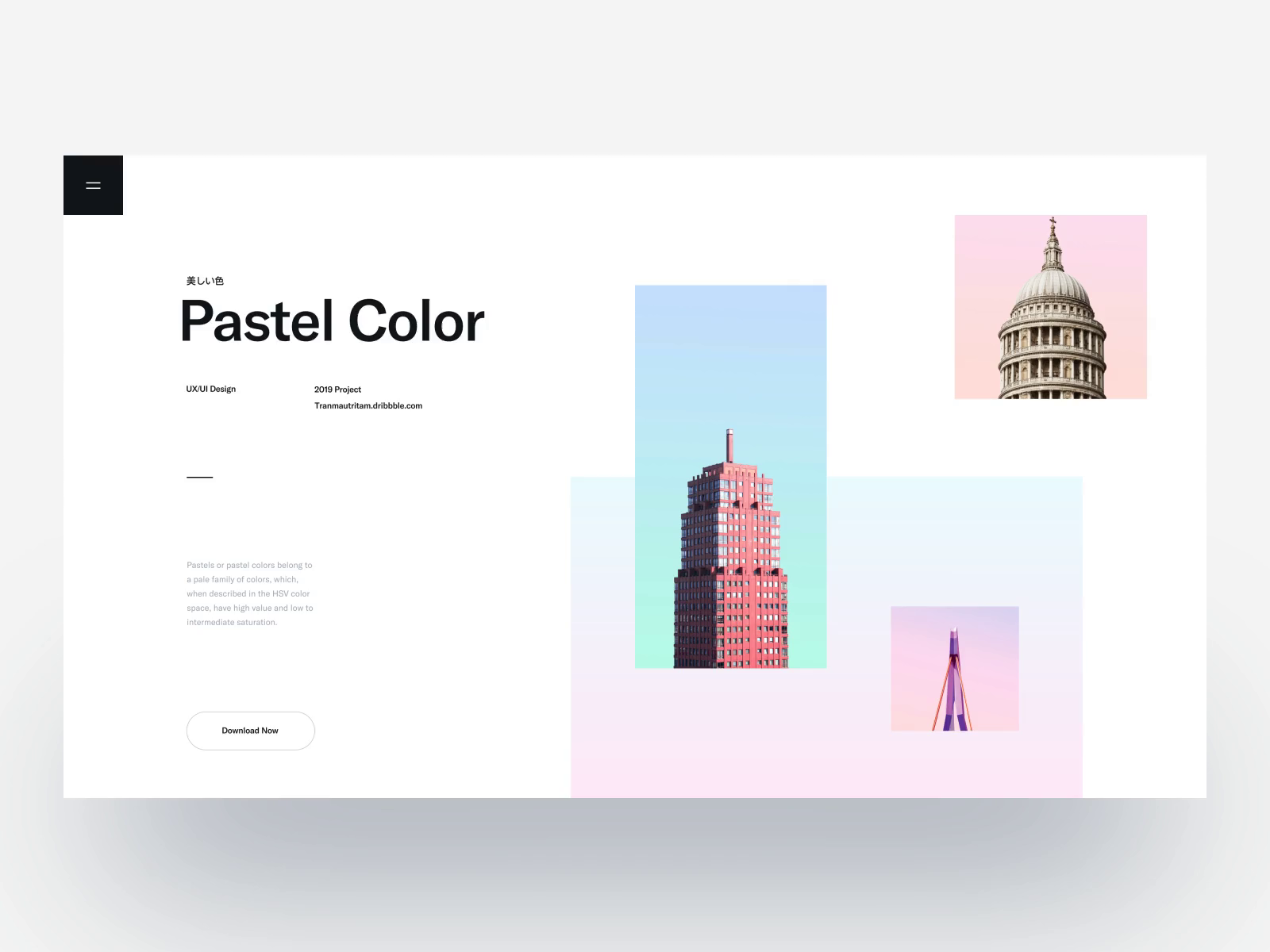 Pastel Color 2 :: Layout Exploration by Tran Mau Tri Tam on Dribbble