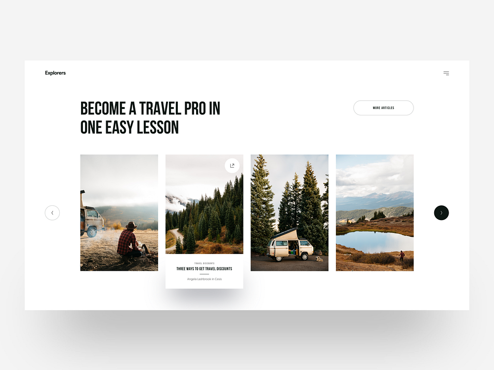 Explorers :: Layout Exploration by Tran Mau Tri Tam on Dribbble