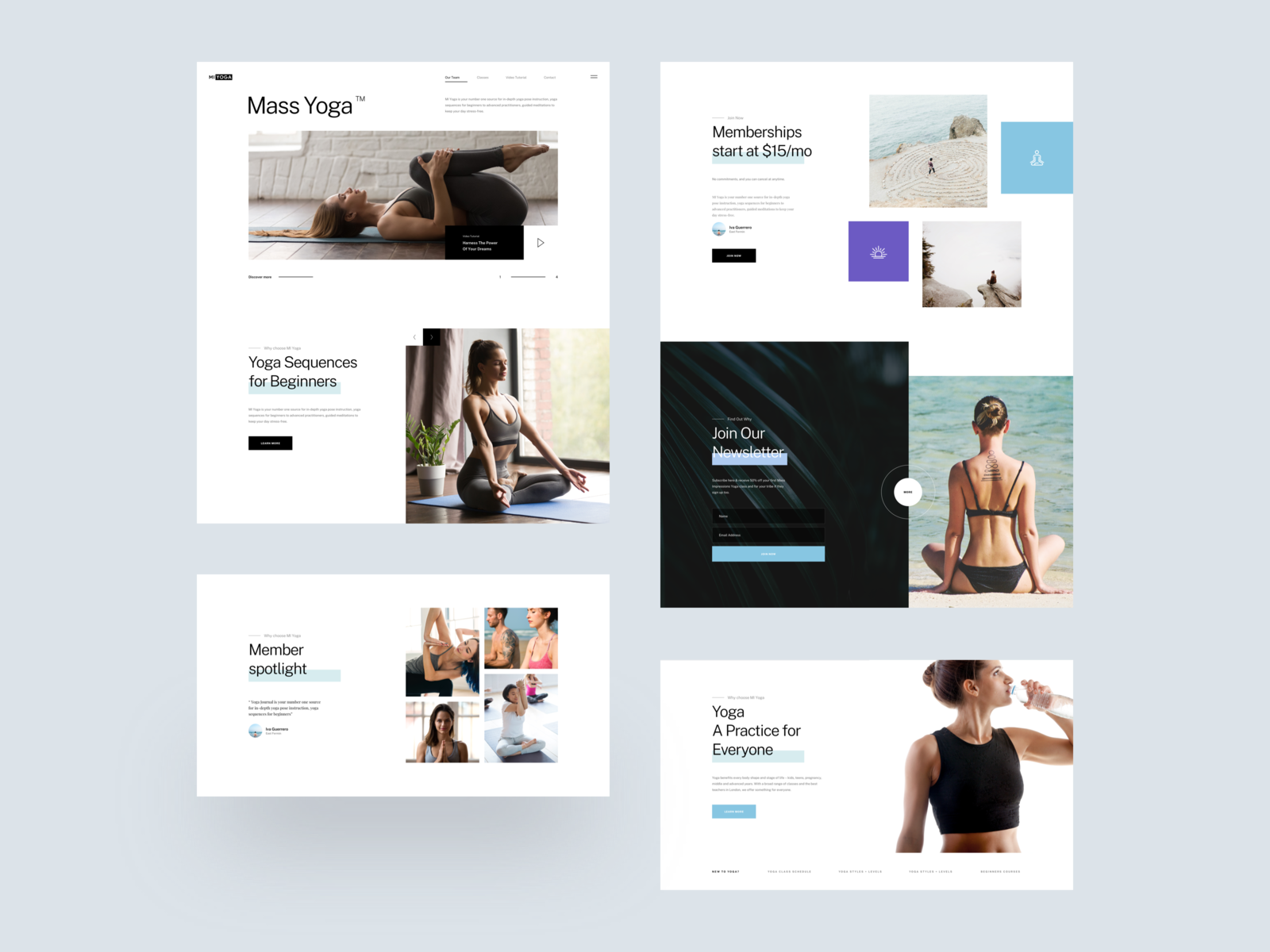 Mi Yoga :: First Look by Tran Mau Tri Tam on Dribbble