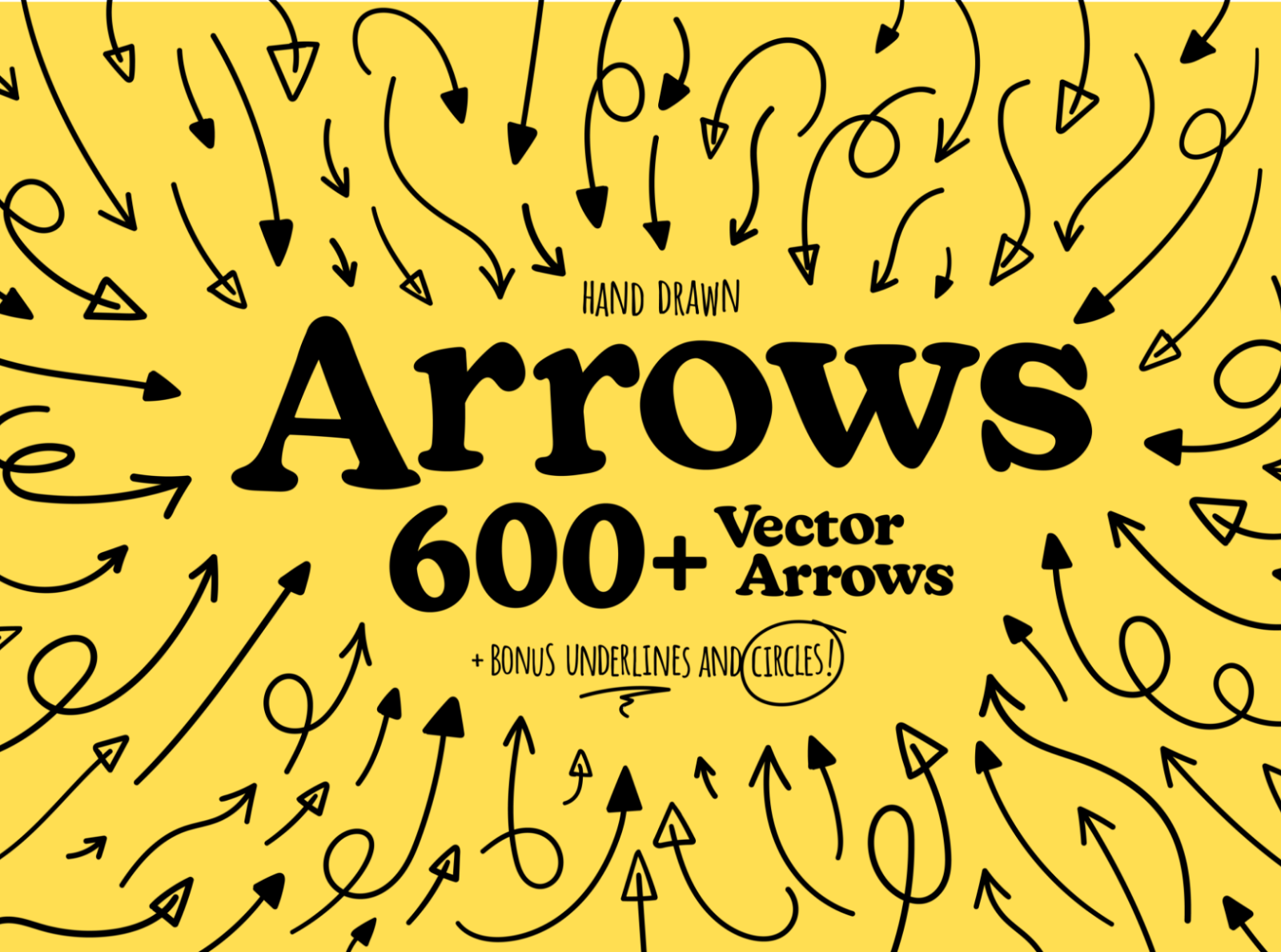 Hand Drawn Arrow Vector Pack by Sarah on Dribbble