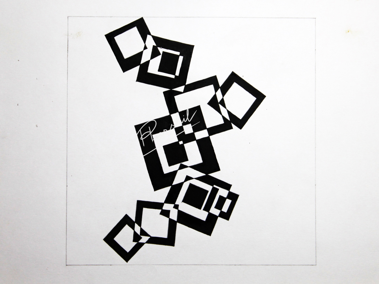 Composition with basic elements of design by Harshil Khodpia Jain on ...