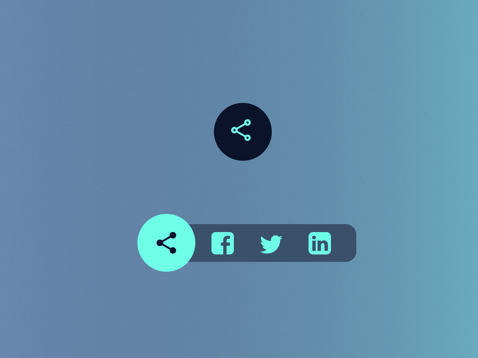 Social Share - Daily UI 10 by Jonathan Rosas on Dribbble