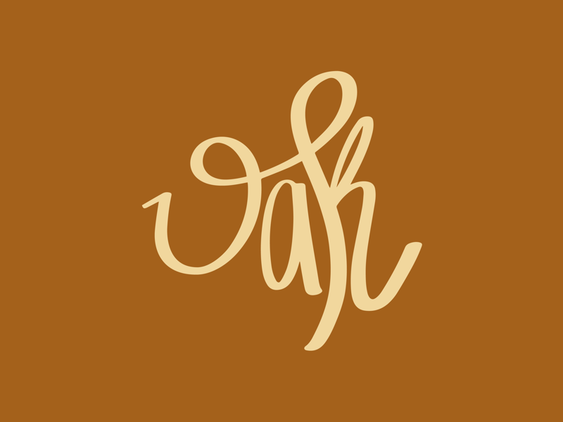 Oak lettering by Bili Cardona on Dribbble