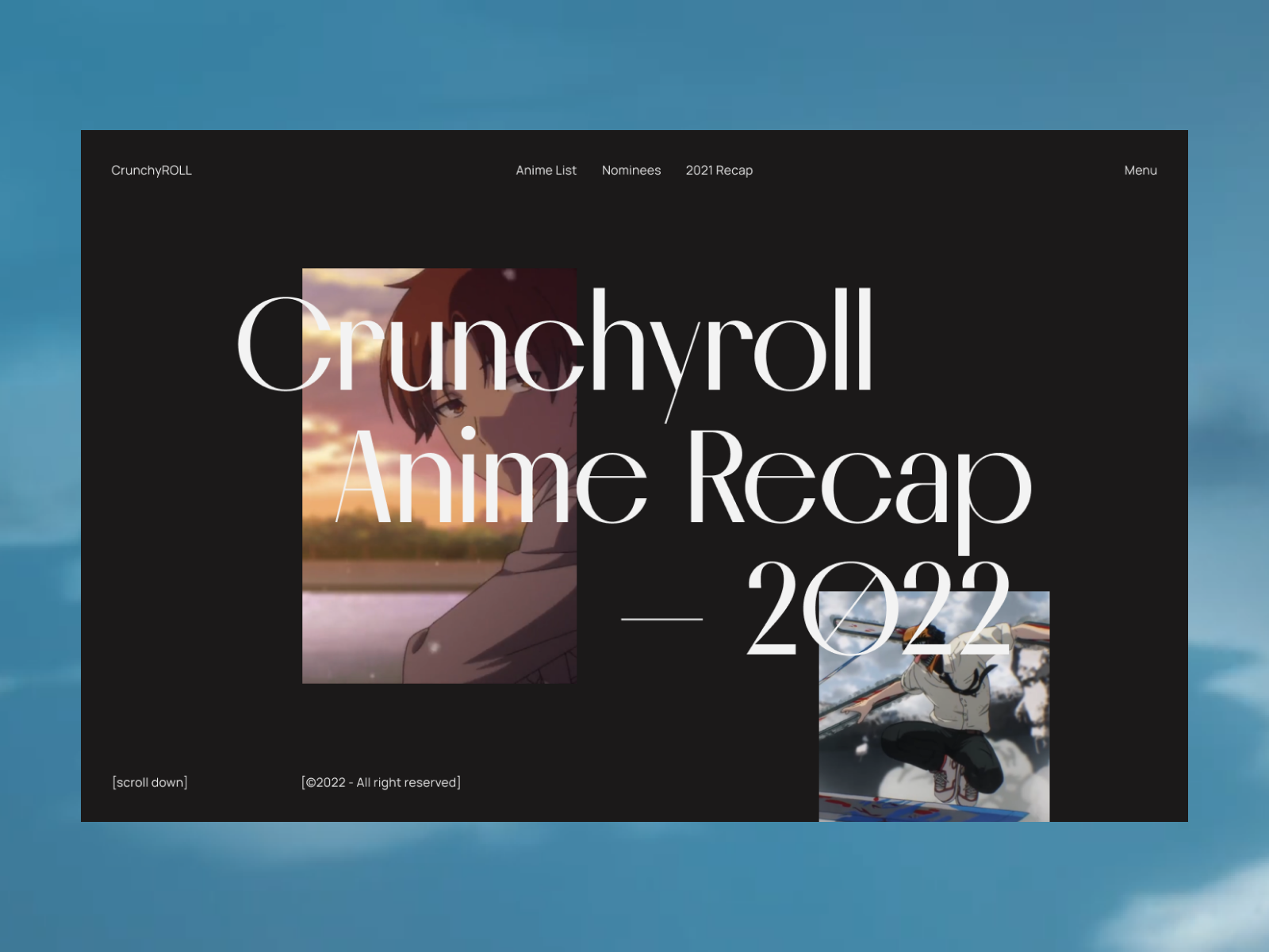 Crunchyroll 2022 recap by frame 56 on Dribbble