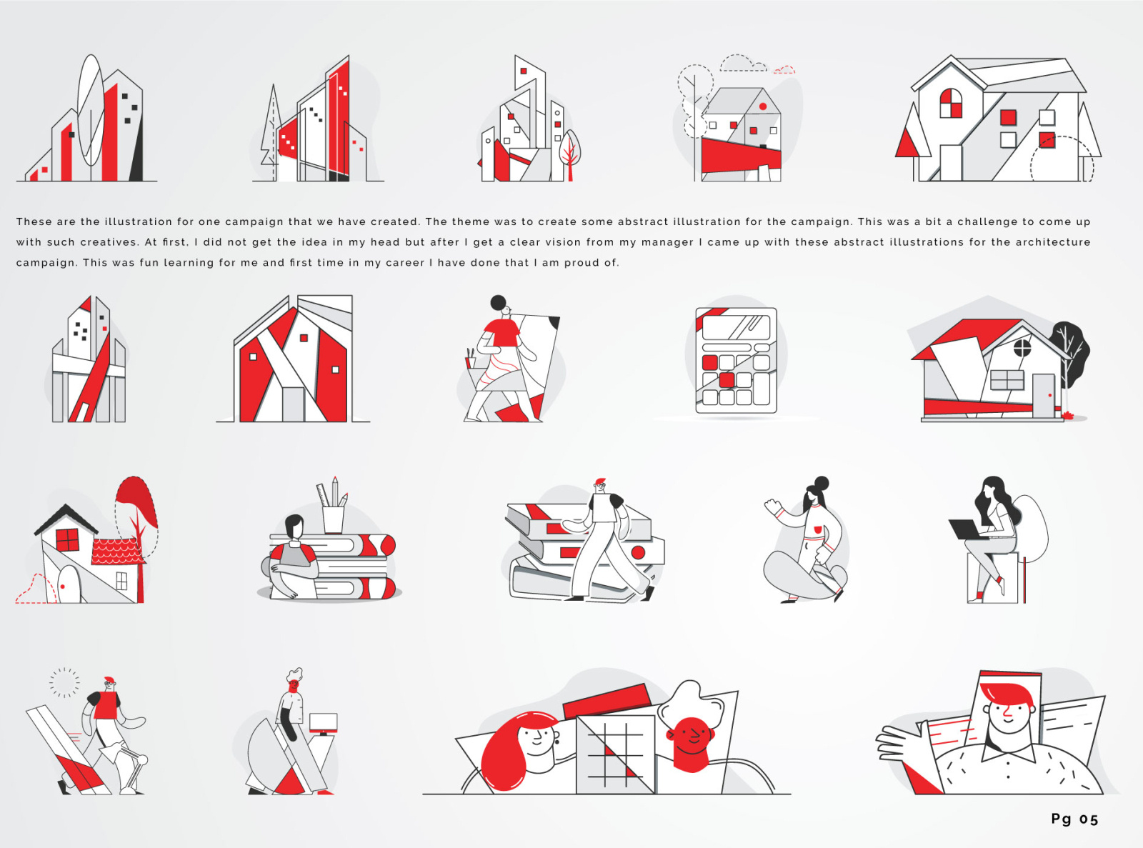 Abstract Real Estate Illustration by Viken Soni on Dribbble