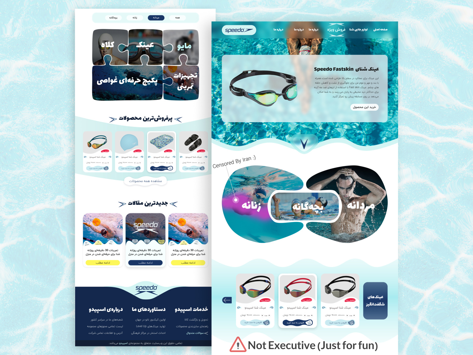 Speedo Ui Design by Mohammad Reza Yaghoubi on Dribbble