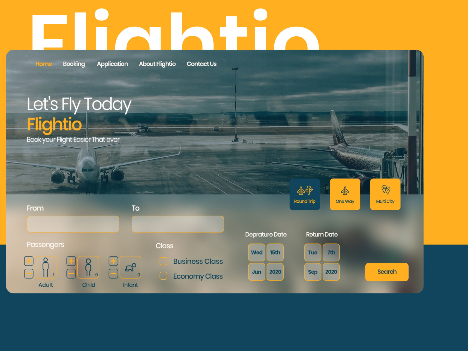 Flight Agency by mohammad parsa Kiarsipoor on Dribbble