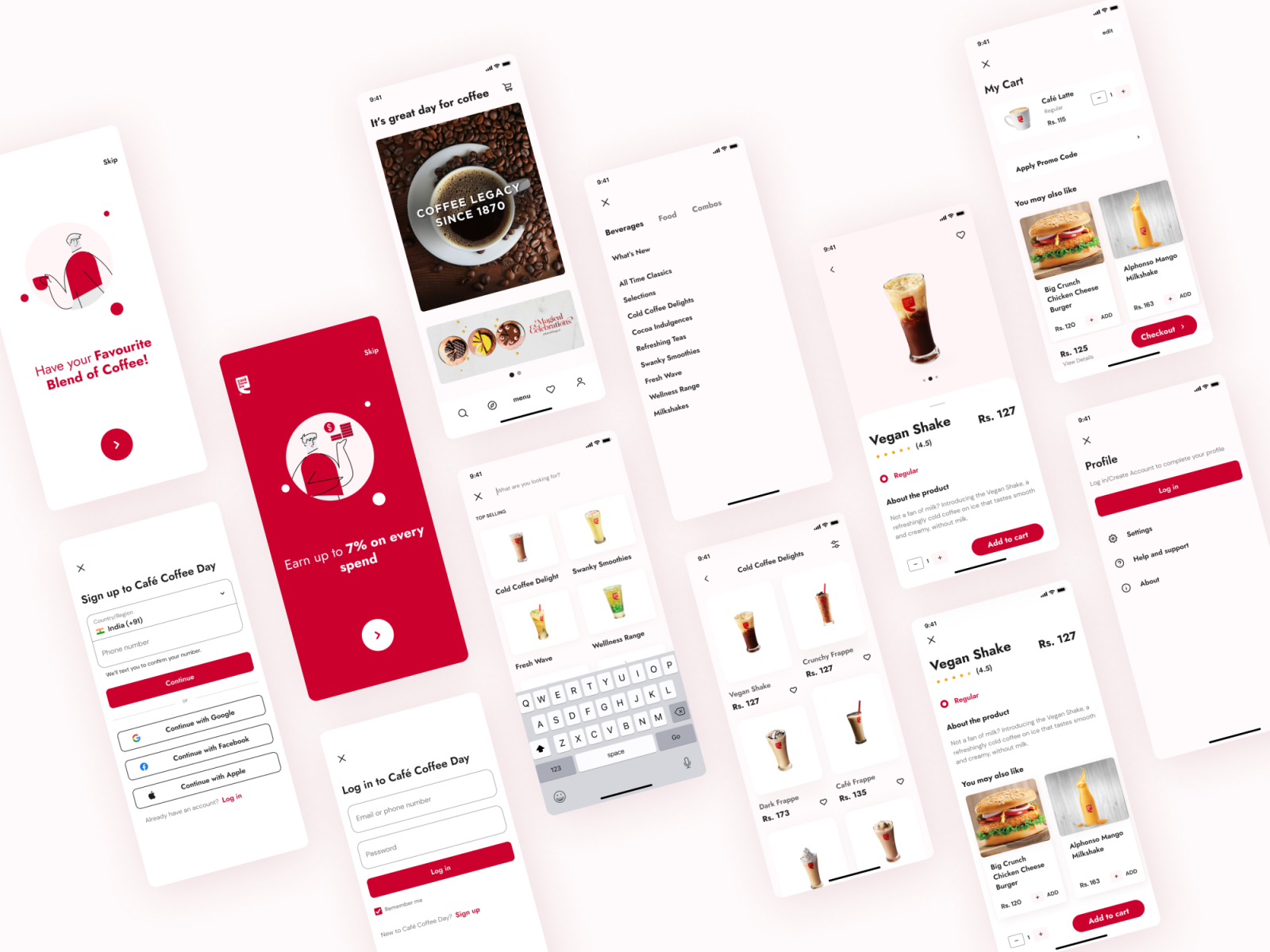Caf Coffee Day Mobile Application By Venkatesh Anandha Ganesan On Dribbble caf-coffee-day-mobile-application-by-venkatesh-anandha-ganesan-on-dribbble