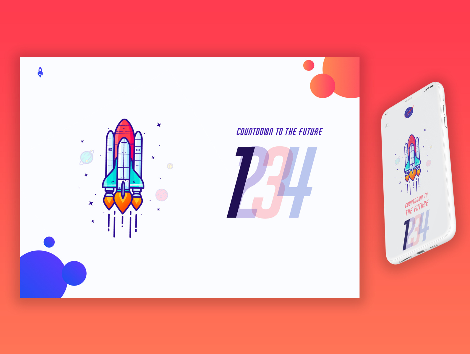 COUNTDOWN | ROCKET | 014 by Jahid Hasan Soton on Dribbble