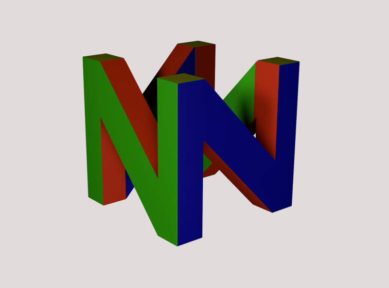 N64 Logo Using Perspective Gverl Pinterest Logos