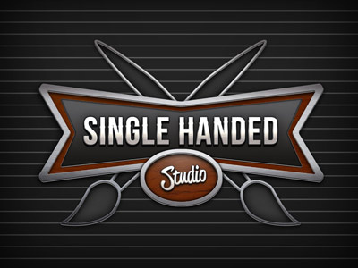 Single Handed Studio Logo by AJ Brockman on Dribbble